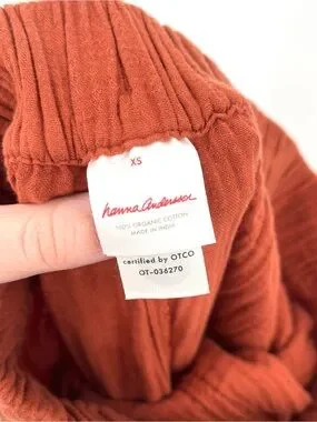 Hanna Andersson | Pants & Jumpsuits | Hanna Andersson Rust Wide Leg ...